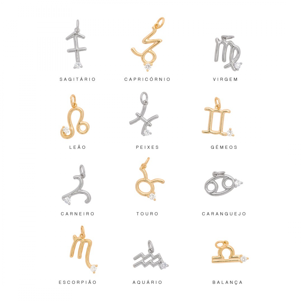 PENDENTE PRATA SIGNO - 43273D - Stone by Stone